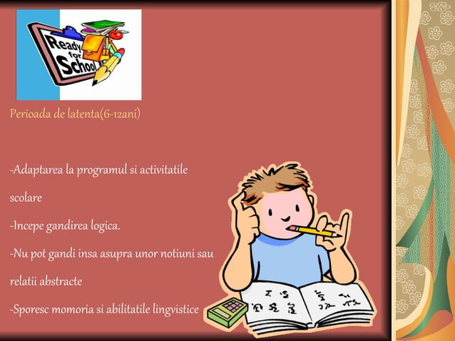 dezvoltarea pe etape de varsta | PPT
