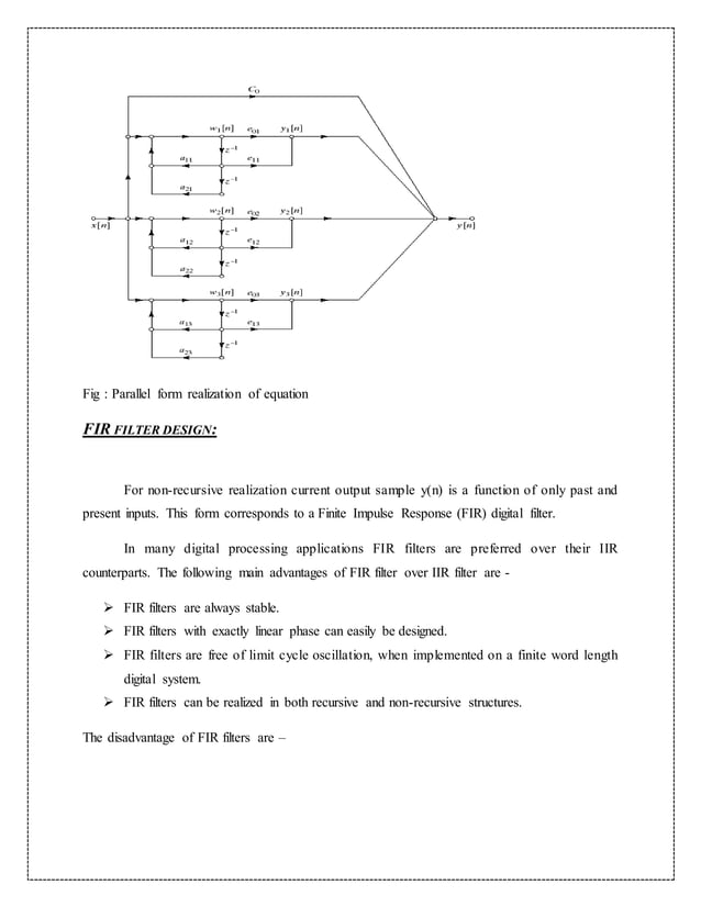 digital filter design | PDF