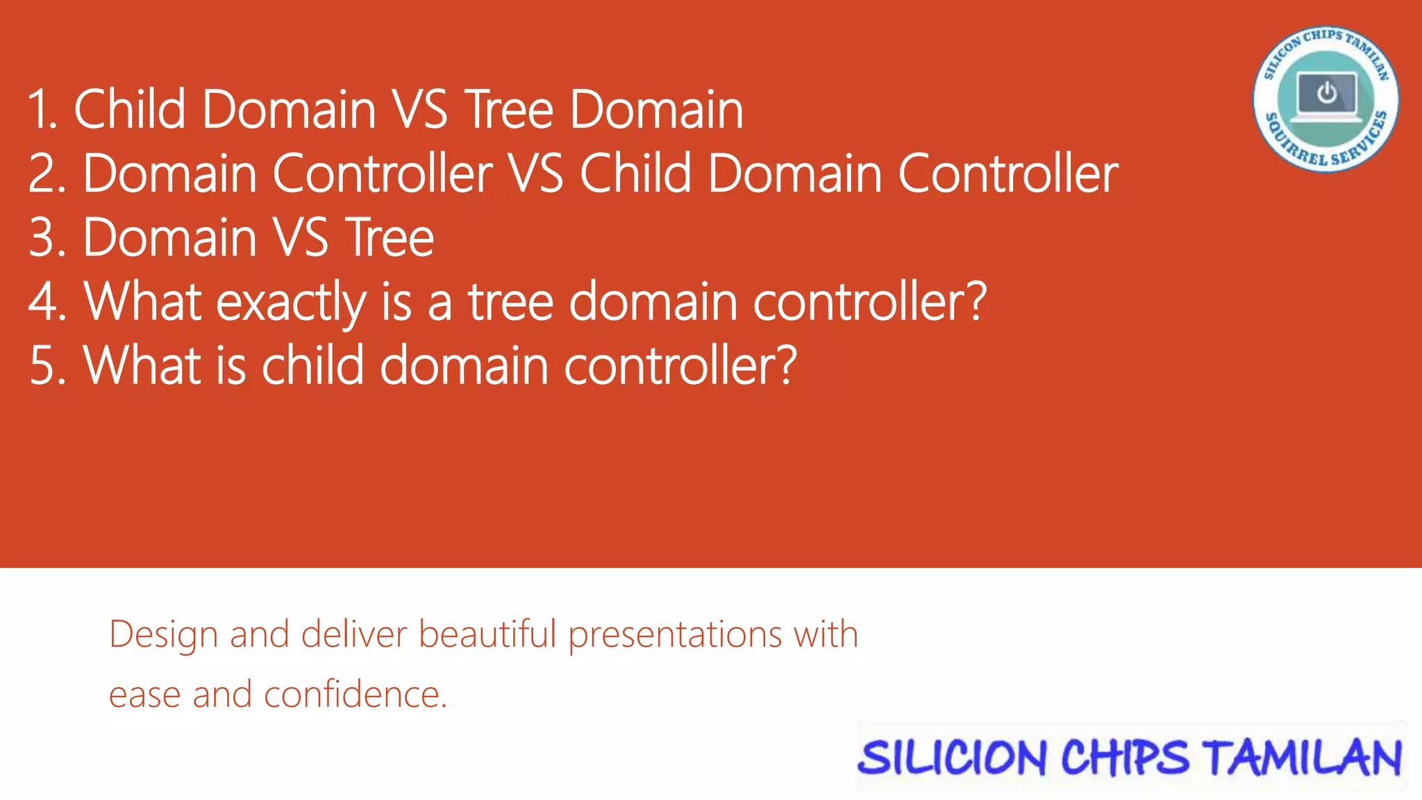 domain controller vs child domain controller. | PPTX | Operating Systems | Computer Software and ...
