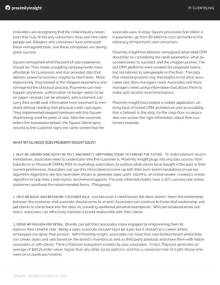 Proximity Insight - Dynamic Clienteling | PDF