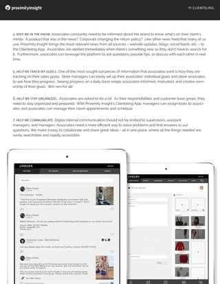 Proximity Insight - Dynamic Clienteling | PDF