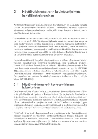 Näyttotutkintomestari koulutusohjelma 25 OP | PDF
