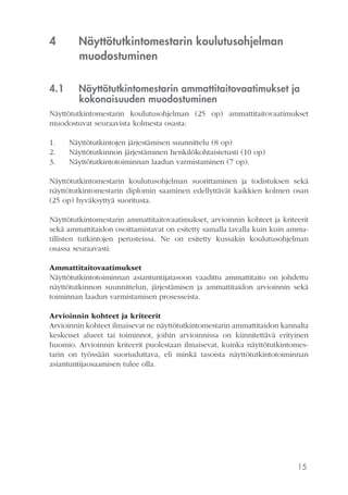 Näyttotutkintomestari koulutusohjelma 25 OP | PDF