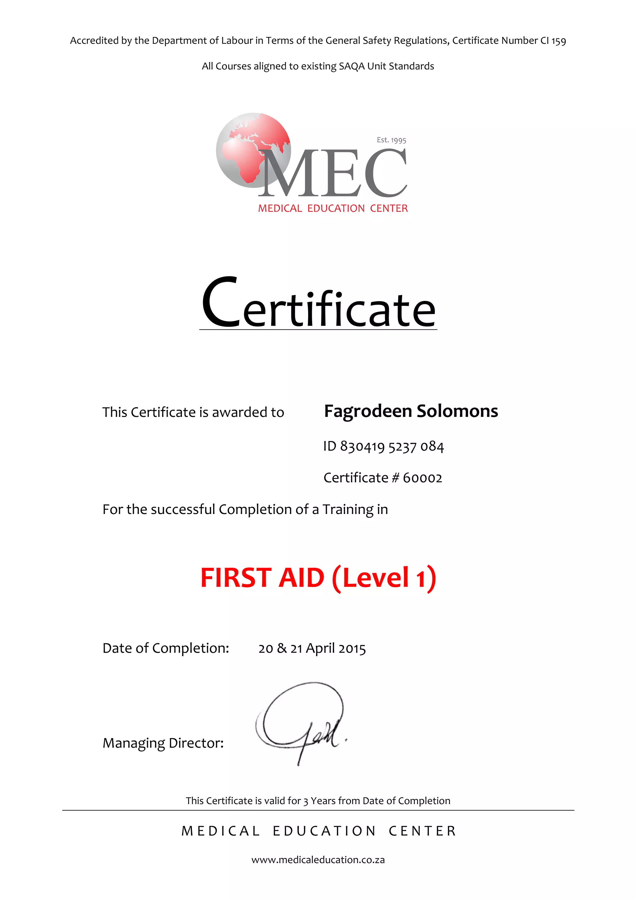 First Aid | PDF