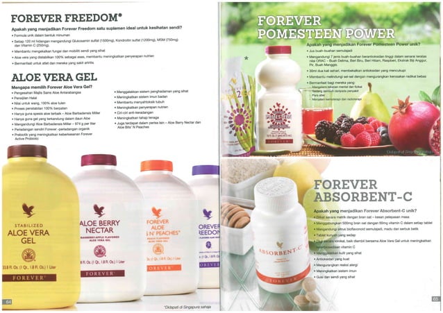 FOREVER LIVING Top products | PDF