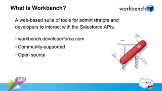 Workbench: The API Swiss Army Knife | PDF