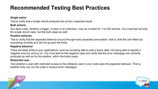 Apex Unit Testing in the Real World | PPT