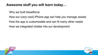 Assetforce: Force.com Mobile Asset Management Platform | PDF | Business ...
