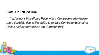 Making Your Apex and Visualforce Reusable | PPT
