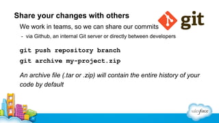 Introduction to Git for Force.com Developers | PPT