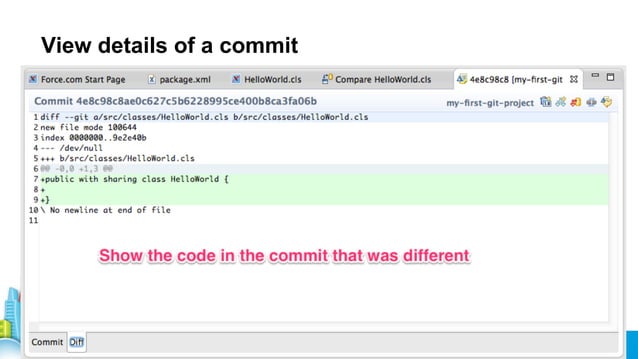 Introduction to Git for Force.com Developers
