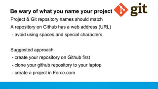 Introduction to Git for Force.com Developers | PPT