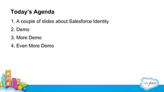 Single Sign-On and User Management With Salesforce Identity | PPT