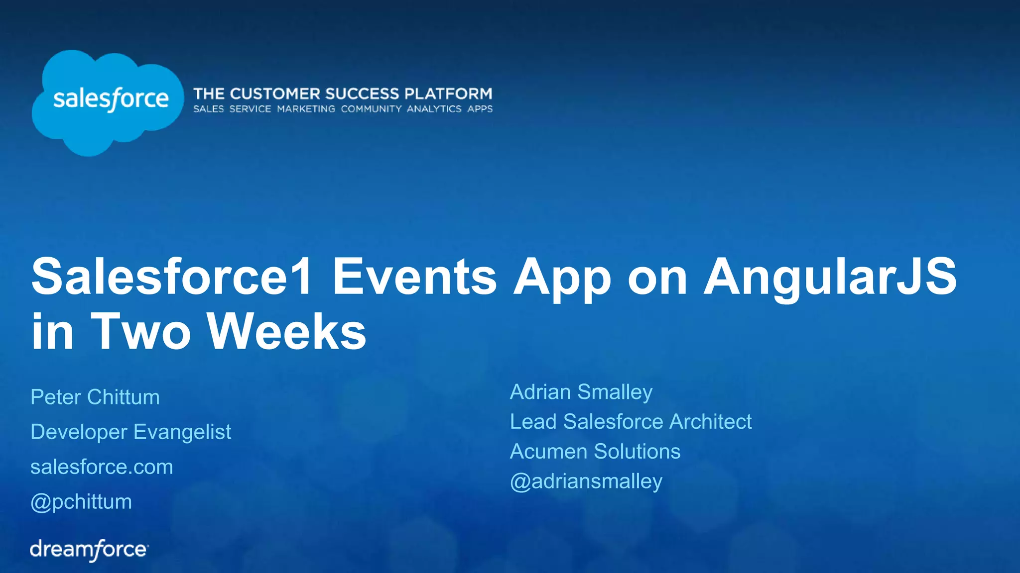 AngularJS App In Two Weeks | PPT