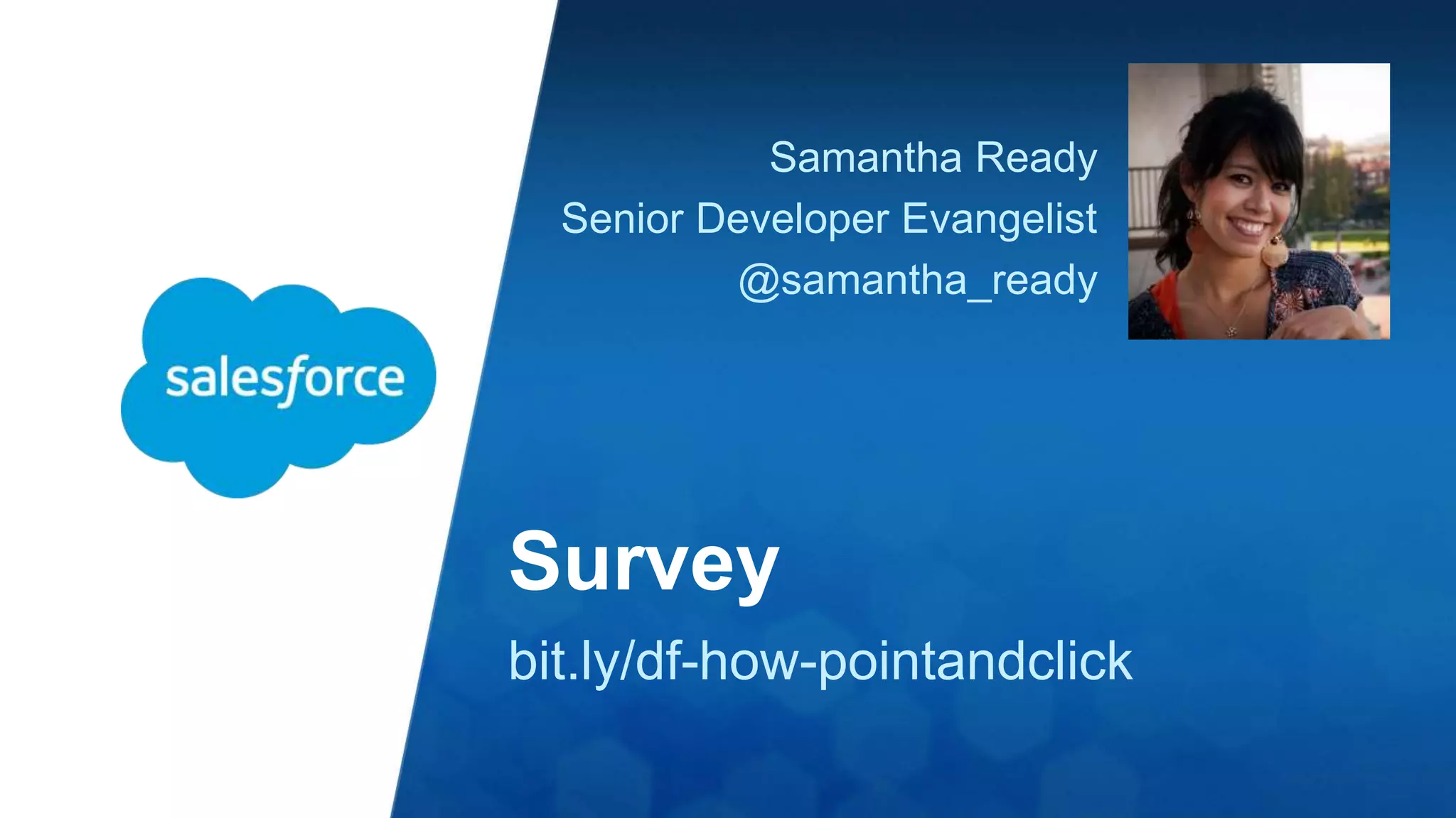 Introduction to Point-and-Click App Building | PPT