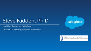 5 Steps to Usability Testing Success with Salesforce and Beyond! | PPT