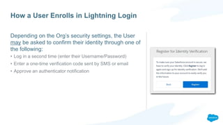 (Salesforce) Lightning Login - Dreamforce 2017 | PPTX