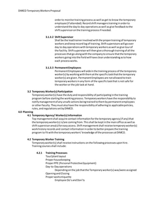 DIMCO Temporary Workers Proposal | DOCX