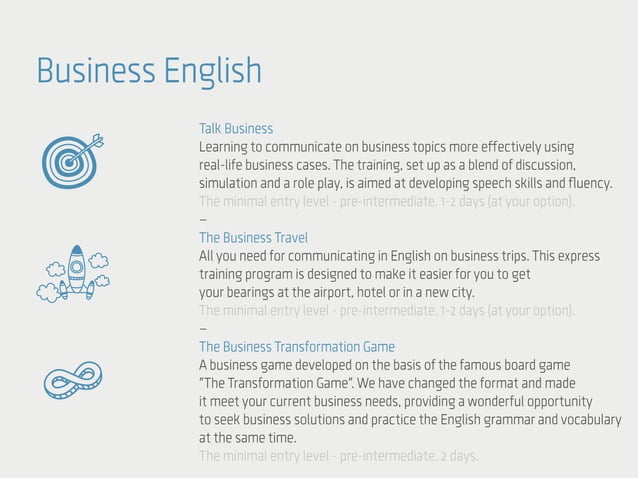 English Language Training Programs | PDF | Business Administration | Business