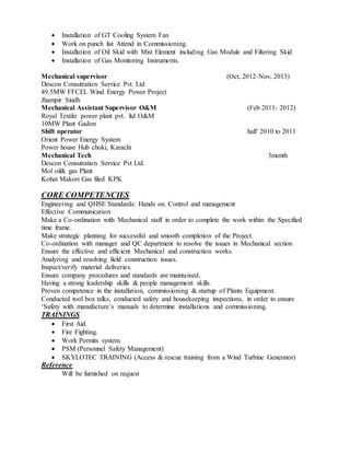 Muhammad Ramzan CV | DOCX