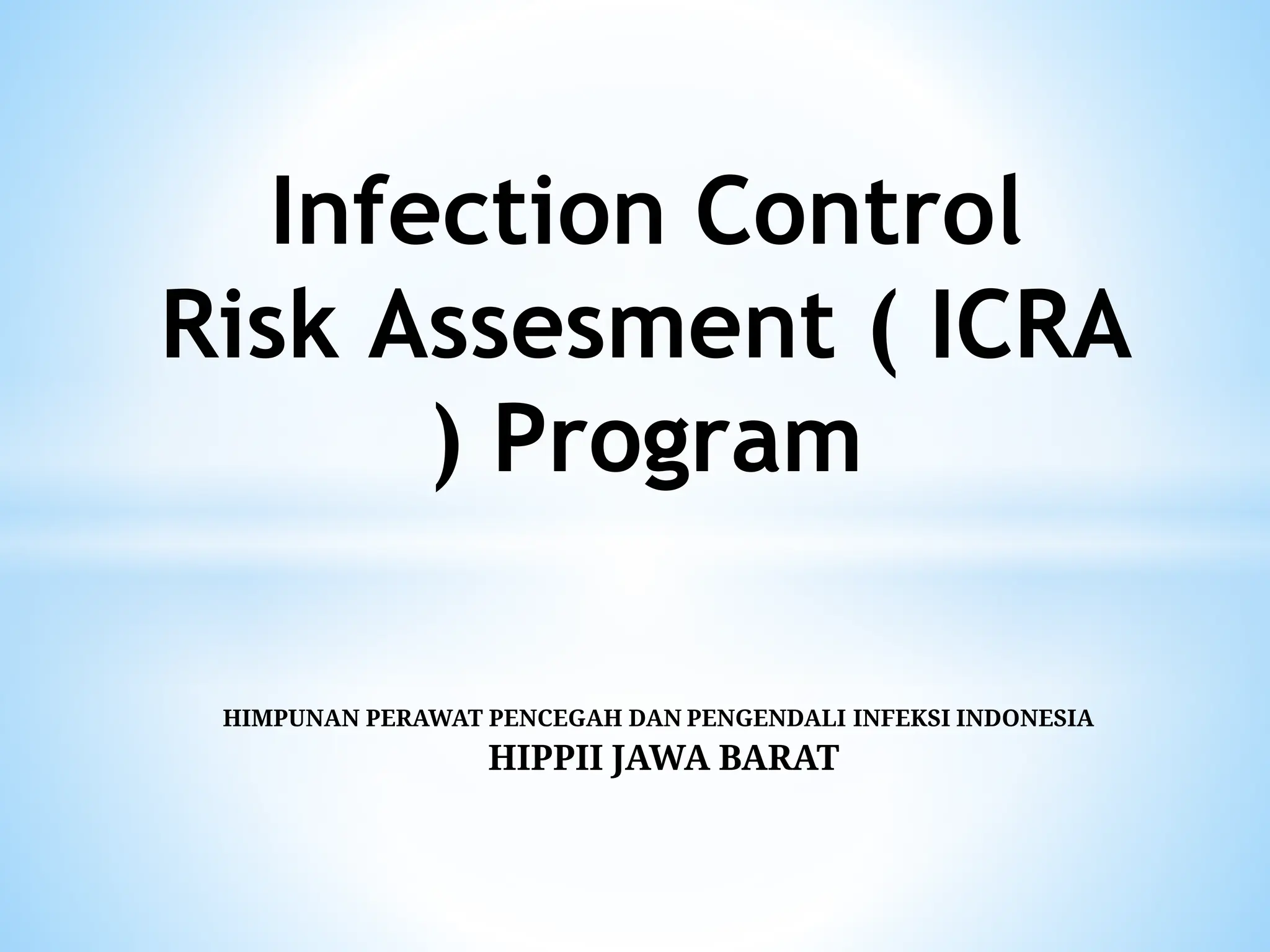 infection control risk assesment (icra) in clinic | PDF