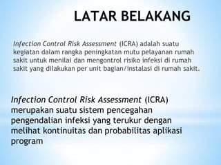 infection control risk assesment (icra) in clinic | PDF