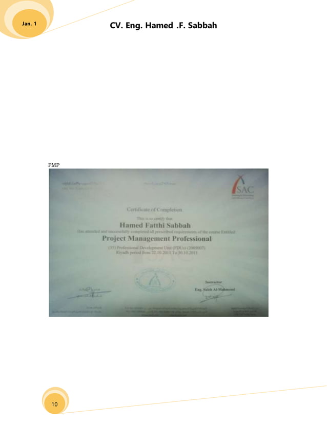 CV Hamed Sabbah | PDF