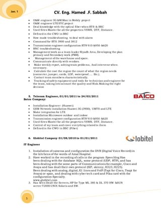 CV Hamed Sabbah | DOCX