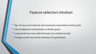 Automatic Essay Grading_Final | PPTX