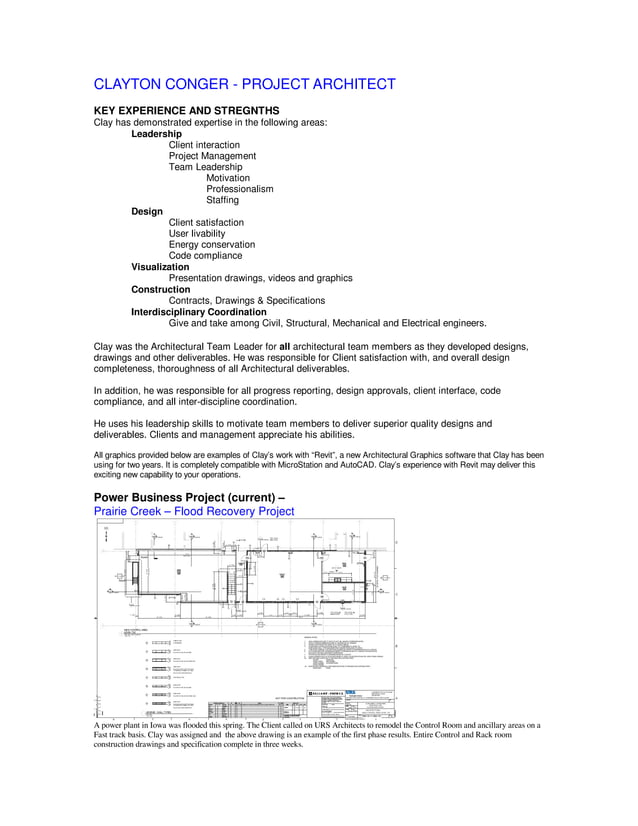 RESUME_CConger | PDF | Civil Engineering Industry | Industries