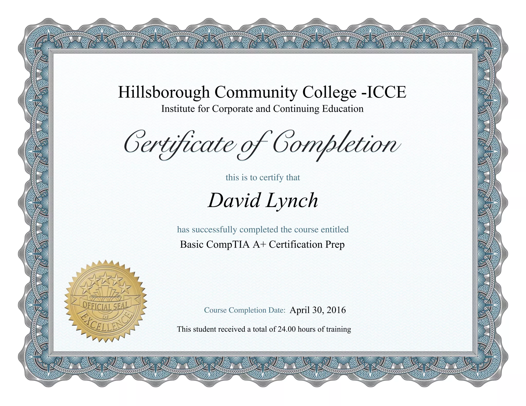 HCC- Basic COMPTIA A+ Test Prep | PPT