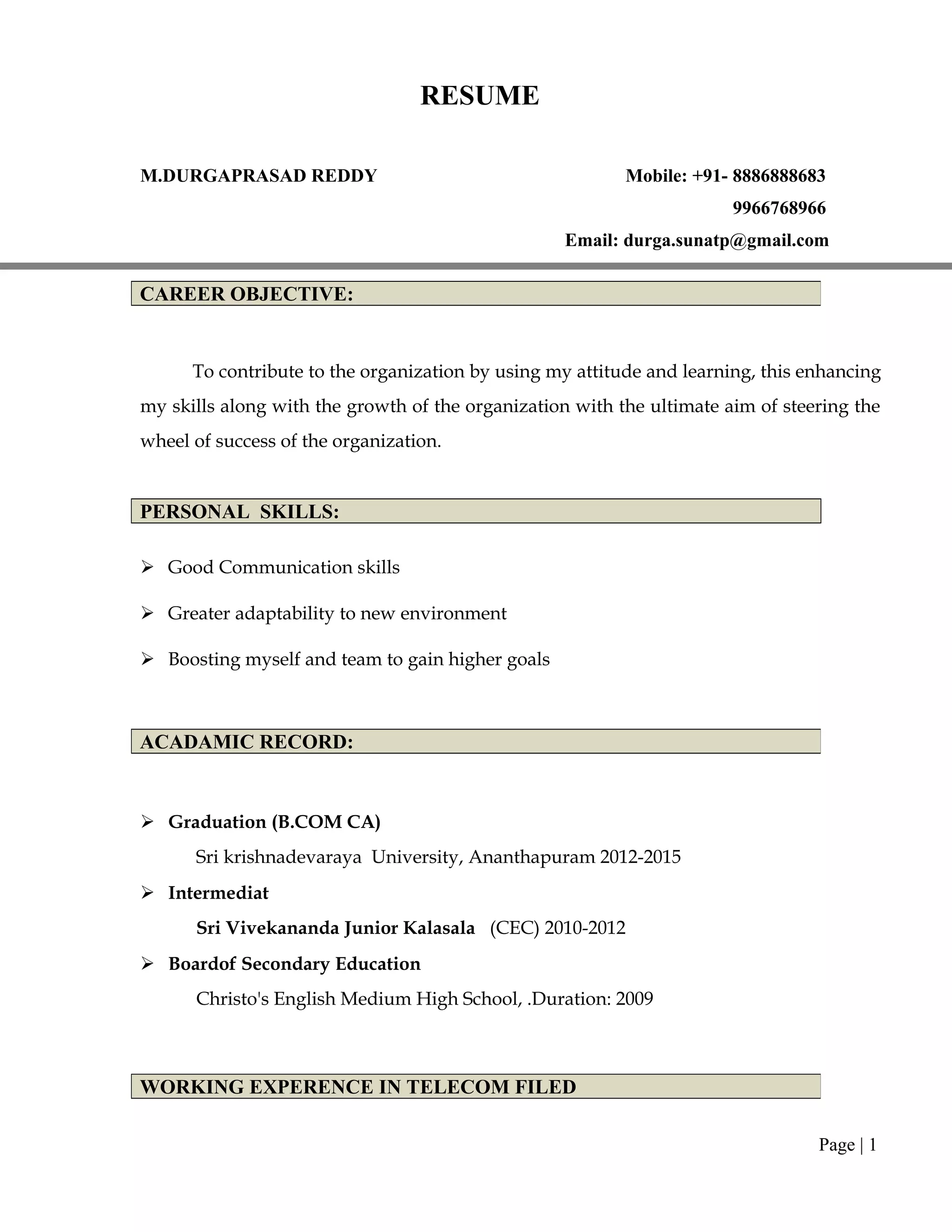 M.DURGA PRASAD REDDY | DOC