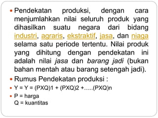 Perhitungan Pendapatan Nasional[1] | PPTX