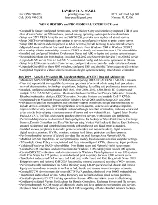 Resume Feb 2016 | DOCX | Operating Systems | Computer Software and ...