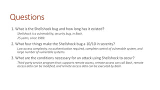Shellshock - A Software Bug | PDF