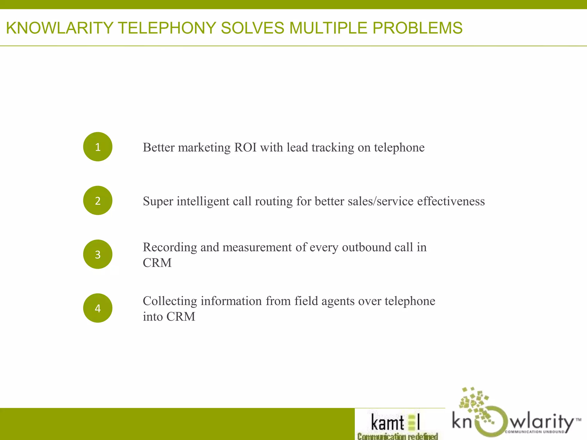 KAMTEL KNOWLARITY PPT DEVYANI | PPTX