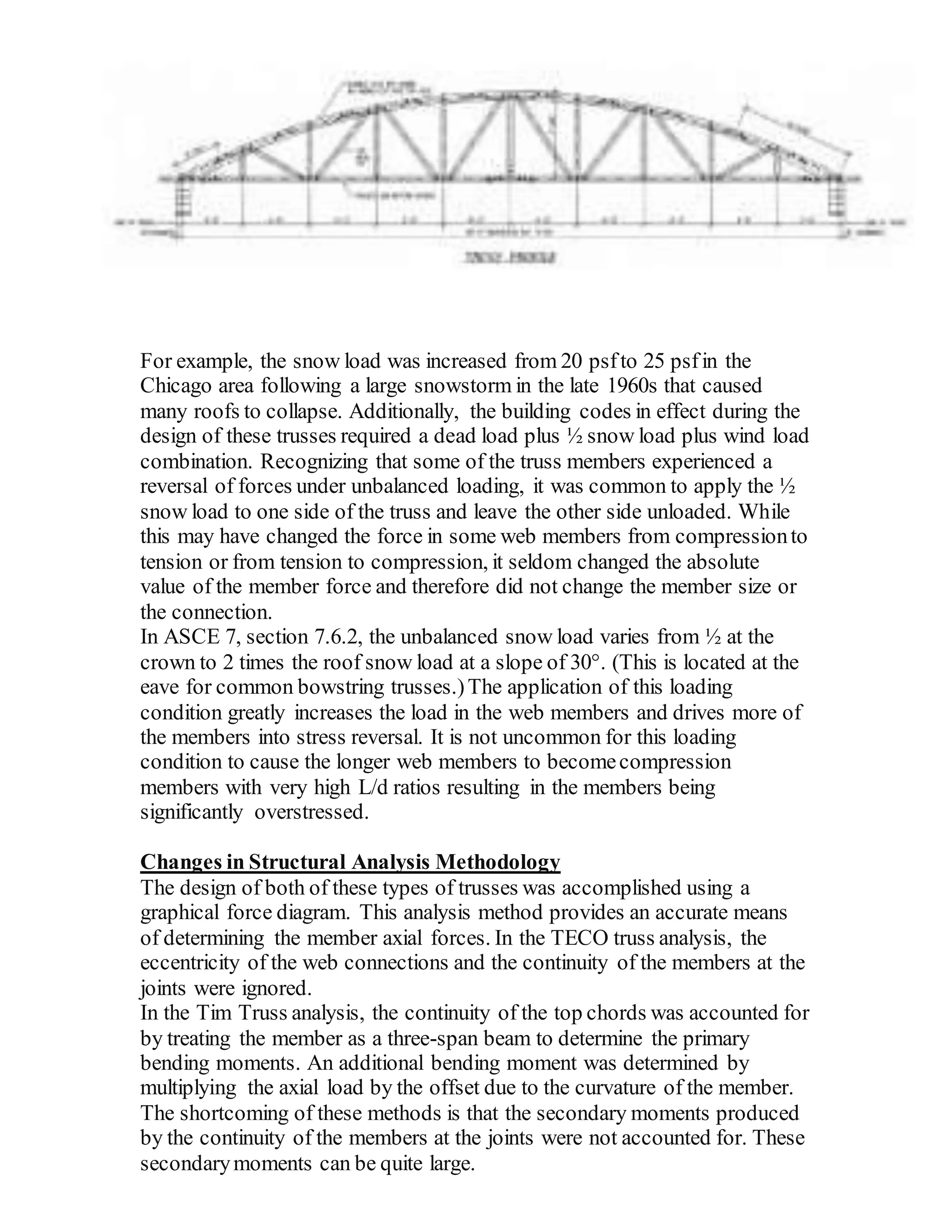 Bowstring Trusses Failure Article | DOCX