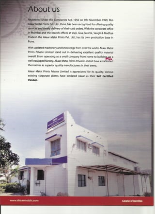 Company Int Letter | PDF