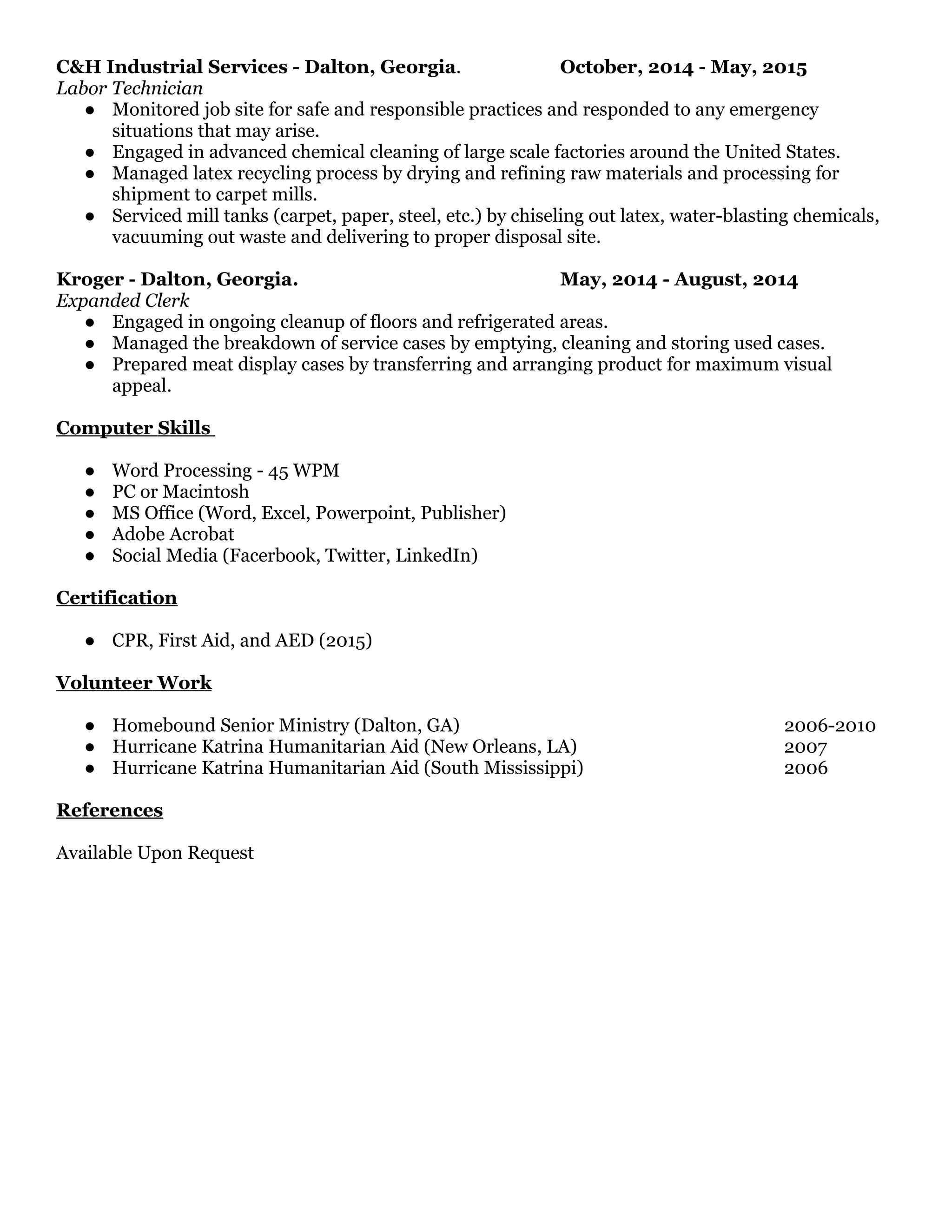 IsaacsResume2016 | PDF