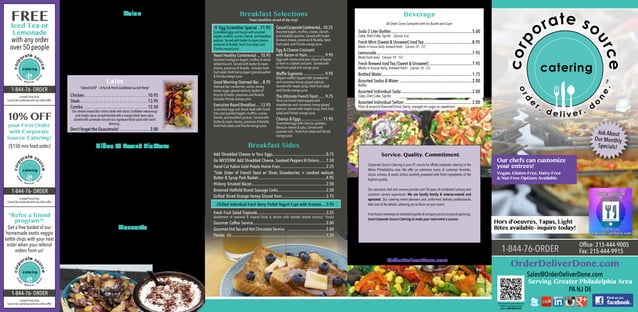 XL Quad 2016 Full Menu | PPT