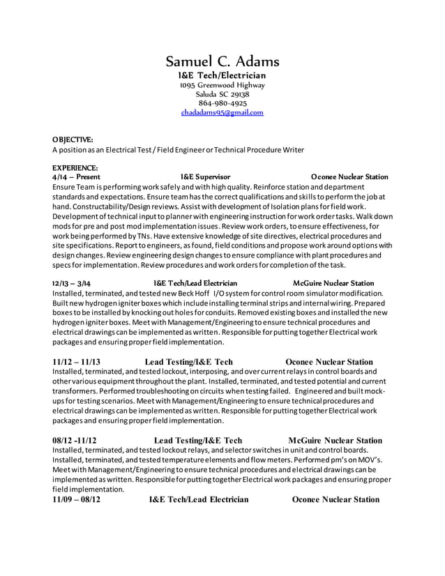 Samuel C RESUME | DOCX