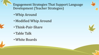 ESL Strategies for Content Area Teachers | PPTX