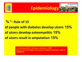 Diabetic foot lecture - 4rth year Medical Students 2017(Revision ) | PPT