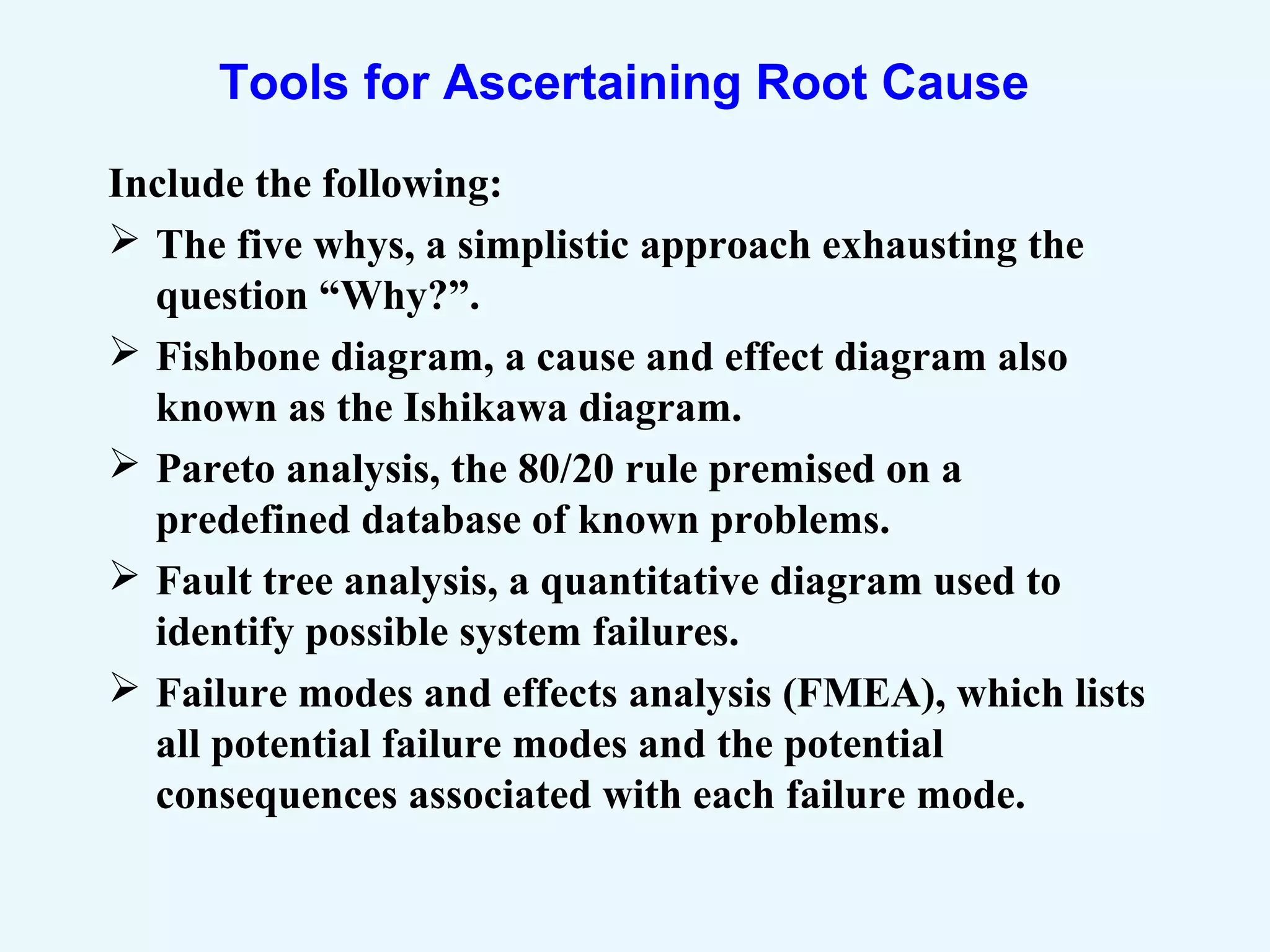 CAPA, Root Cause Analysis and Risk Management | PPT