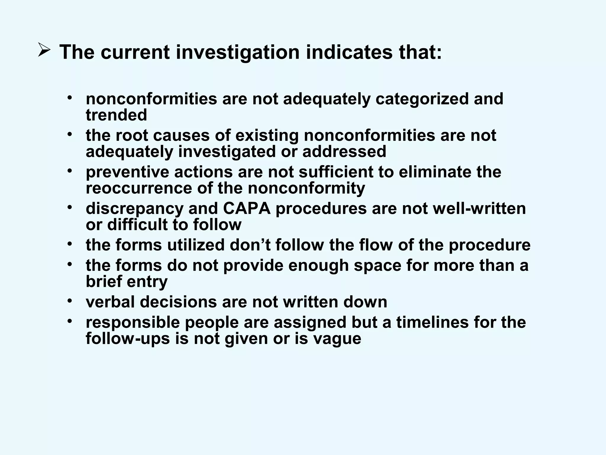 CAPA, Root Cause Analysis and Risk Management | PPT