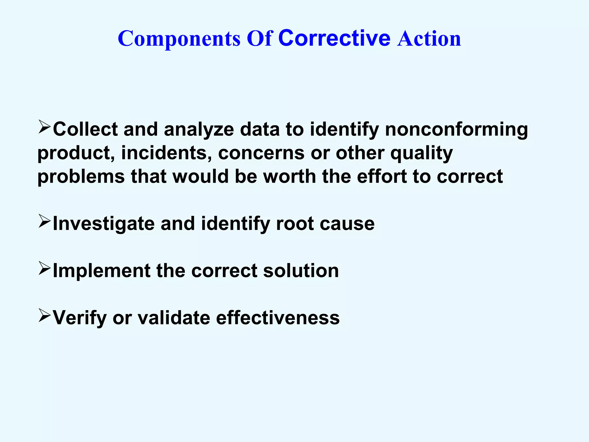 CAPA, Root Cause Analysis and Risk Management | PPT