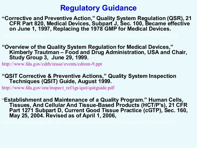 CAPA, Root Cause Analysis and Risk Management