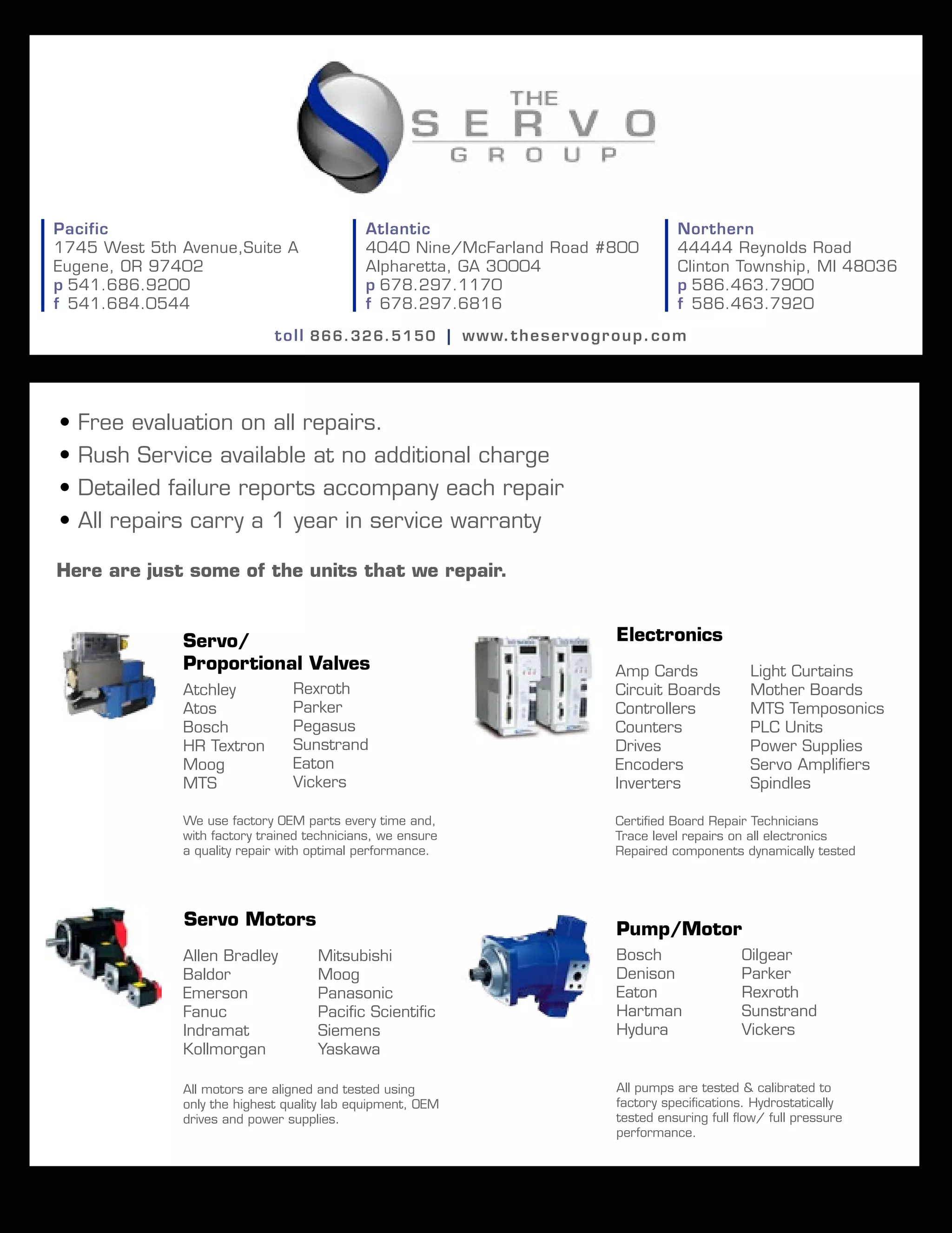 The Servo Group Flyer | PDF