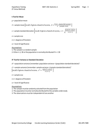 Statistics_Hypothesis_Testing(p-value) | PDF