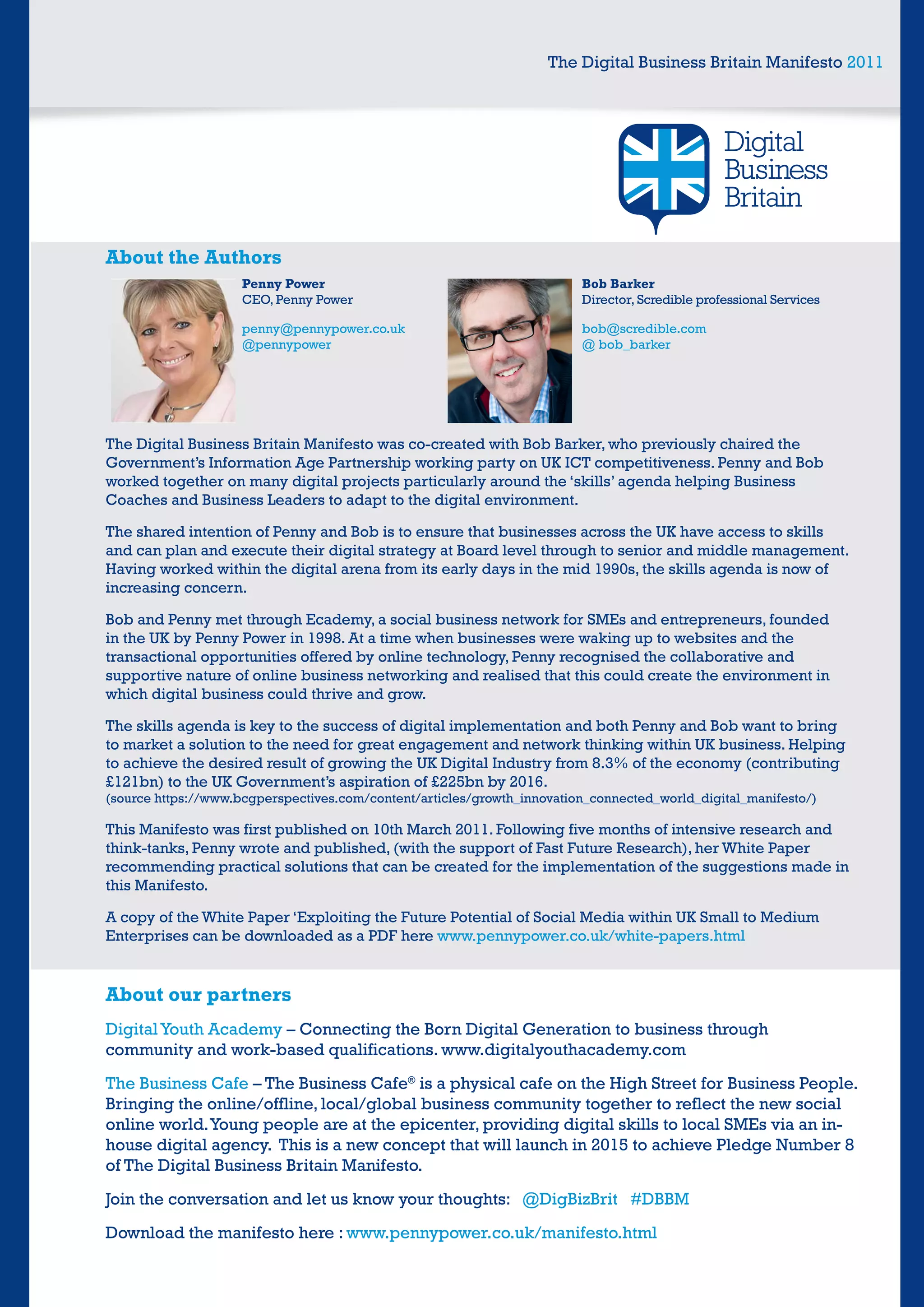 Manifesto Document October 2014 updated | PDF